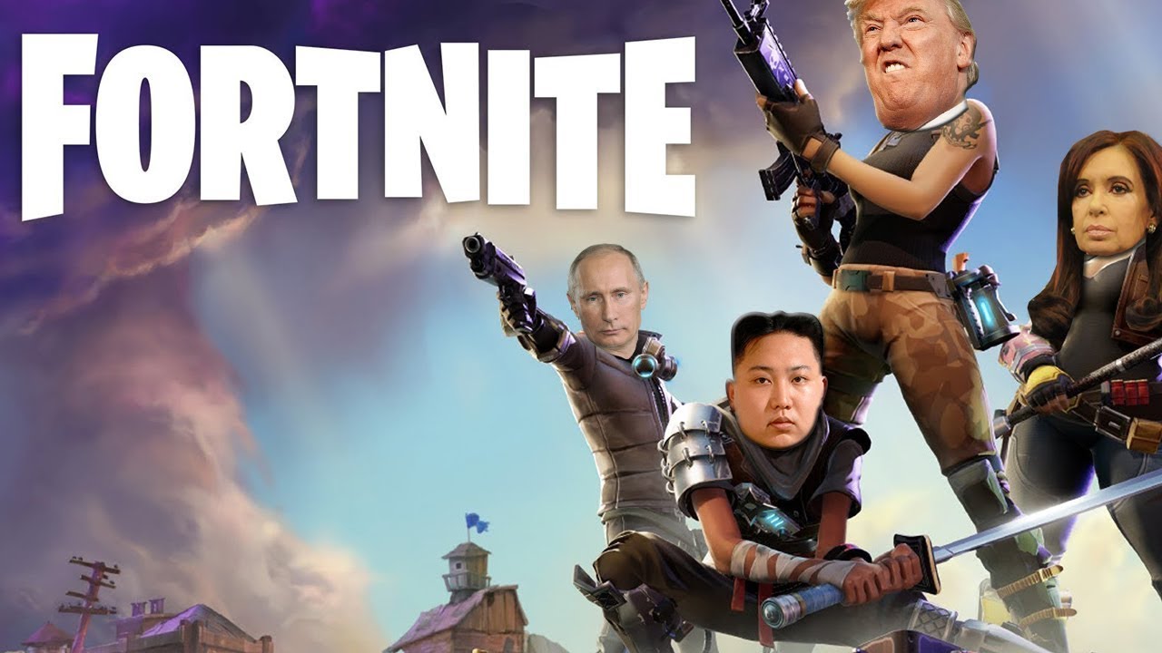 I Played Fortnite with President Trump! (Epic) - YouTube