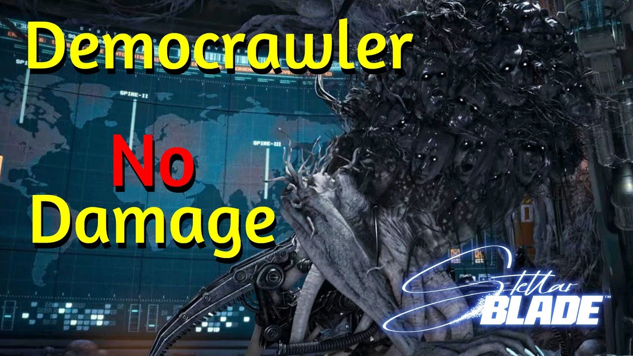 Stellar Blade I Democrawler No Damage I Perfect Parrys (4K) (Cutscenes ...
