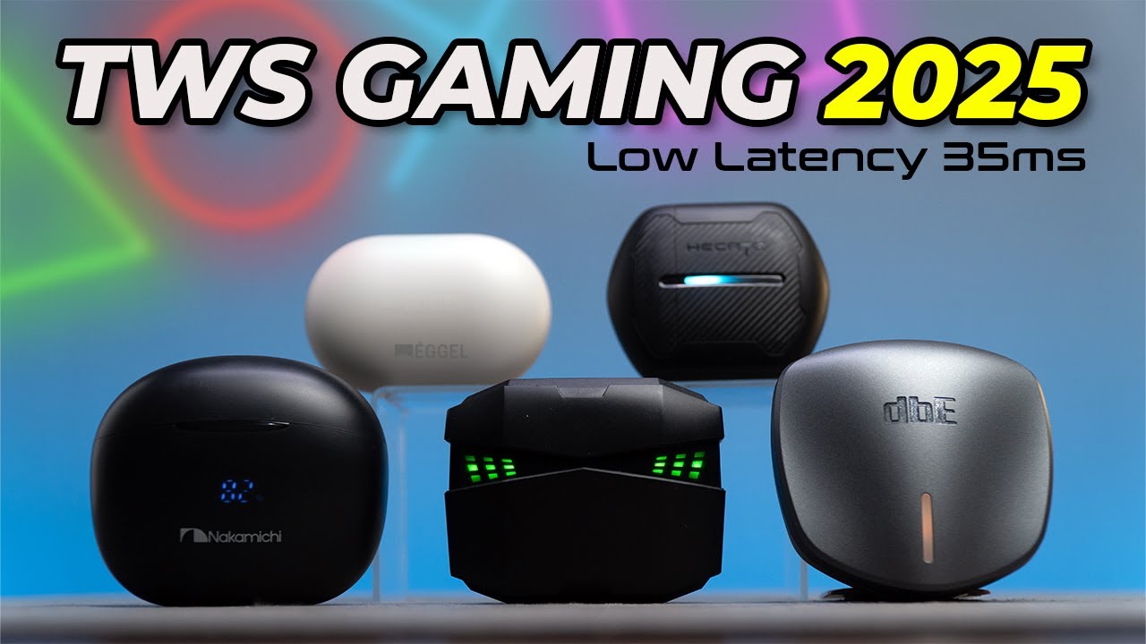 5 Rekomendasi TWS GAMING MURAH Terbaik 2025 Low Latency NO DELAY! - YouTube