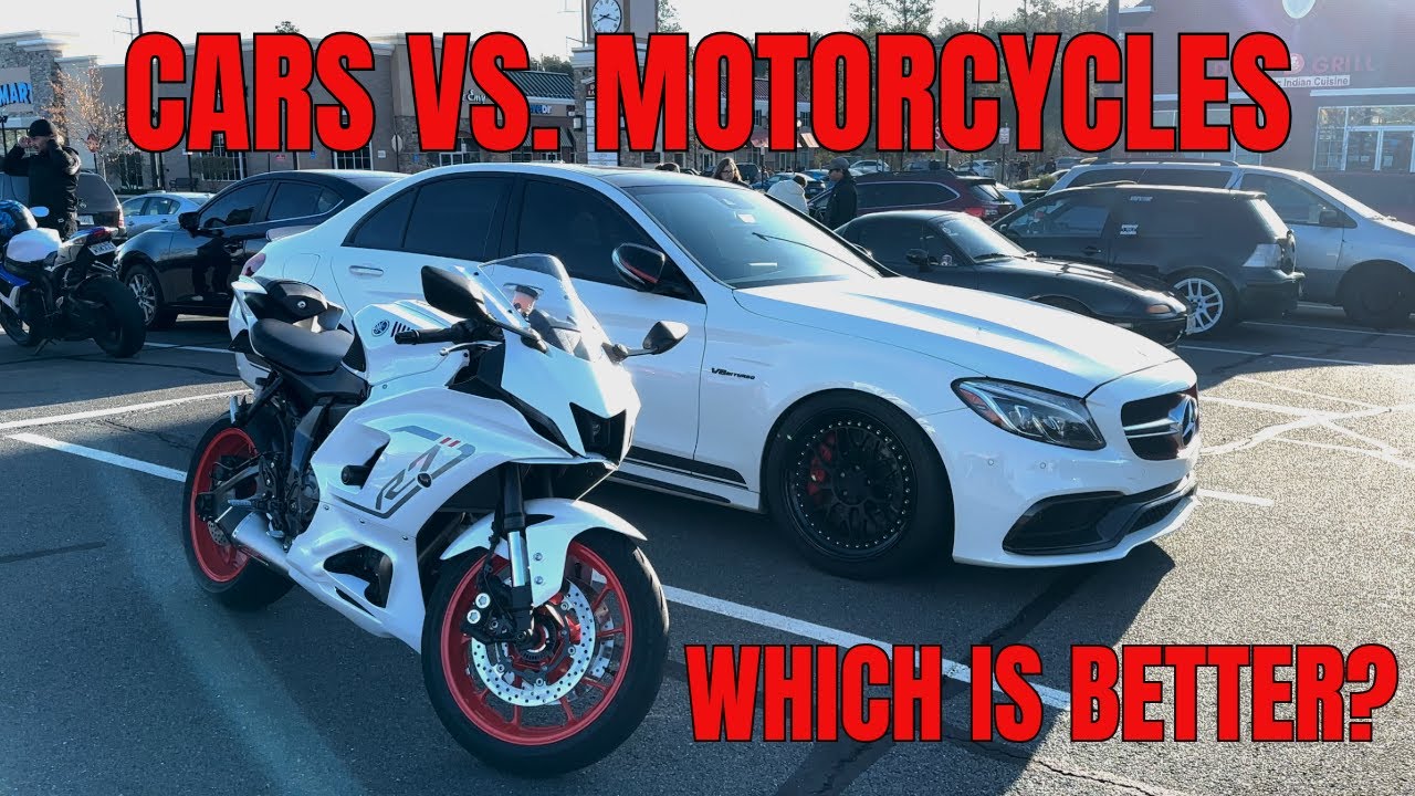 Cars VS. Motorcycles | Which is better? - YouTube