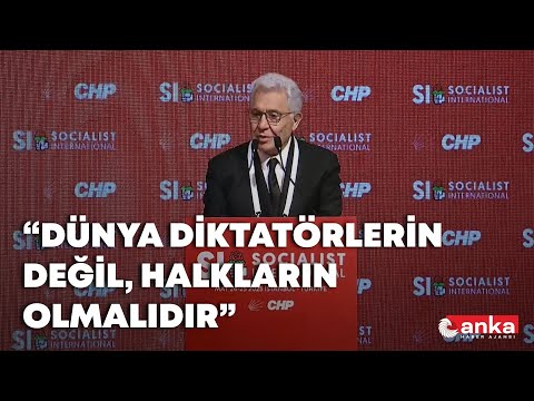 Zülfü Livaneli, Sosyalist Enternasyonal'de: Sağ ne yaparsa yapsın kültürel hegemonya kuramayacaktır