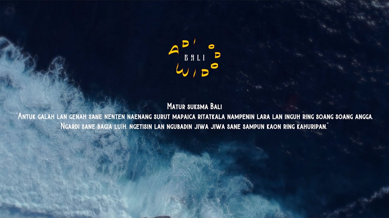 Adi Widodo - Bali (Official Lyrics Video) - YouTube