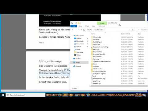 Stop/Fix repeated security alerts in Windows 10 v2004 - YouTube