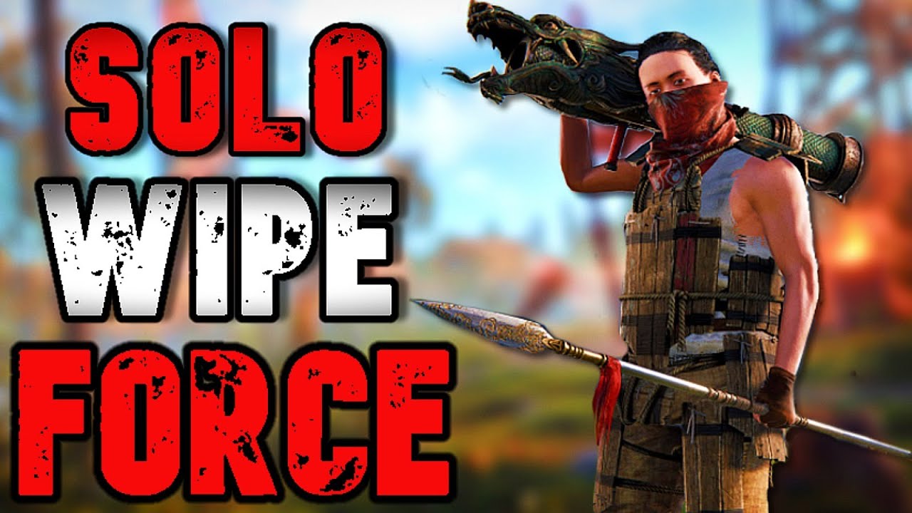 Como jogar Solo no Force Wipe sem BPs (Tentaram me RAIDAR ONLINE) no rust. - YouTube