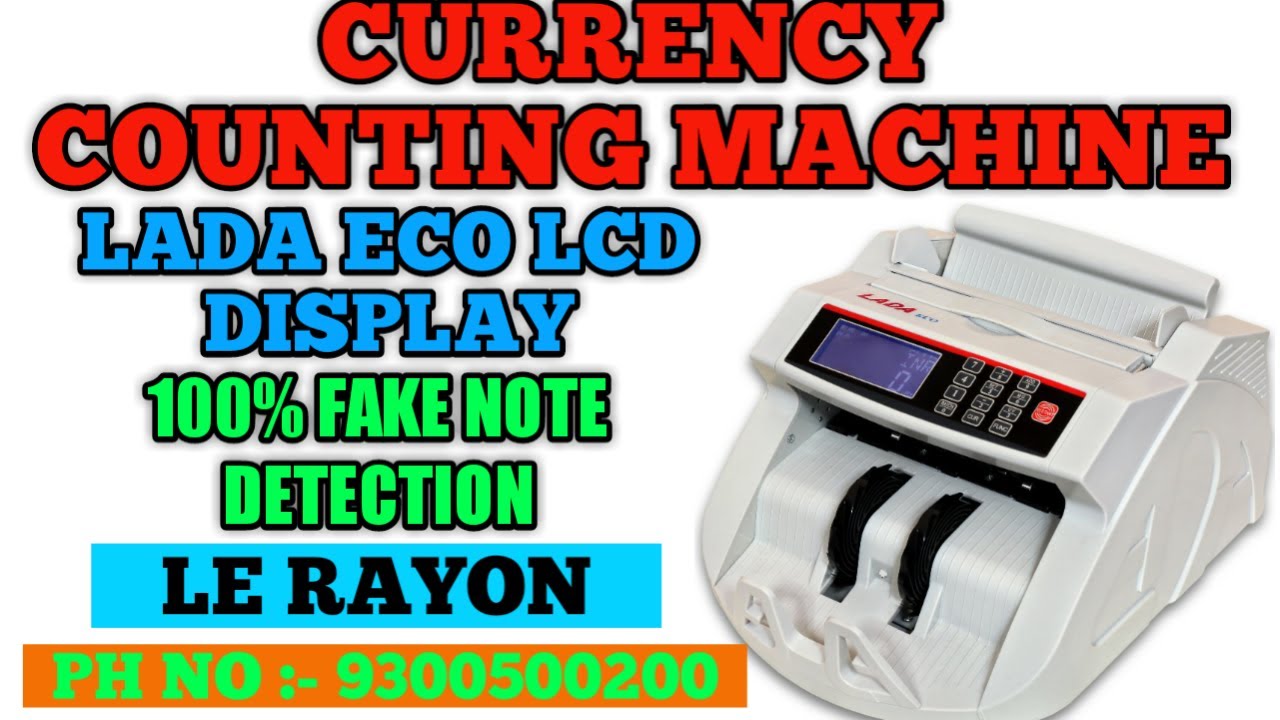 Currency counting machine - YouTube