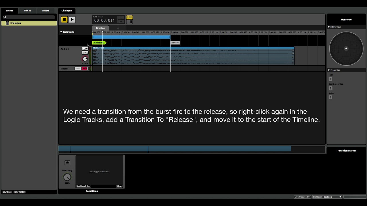 MachineGun Implementation Using FMOD - YouTube