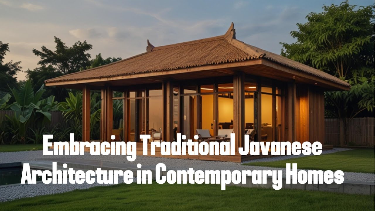 Modern Living: Embracing Traditional Javanese Architecture in ...
