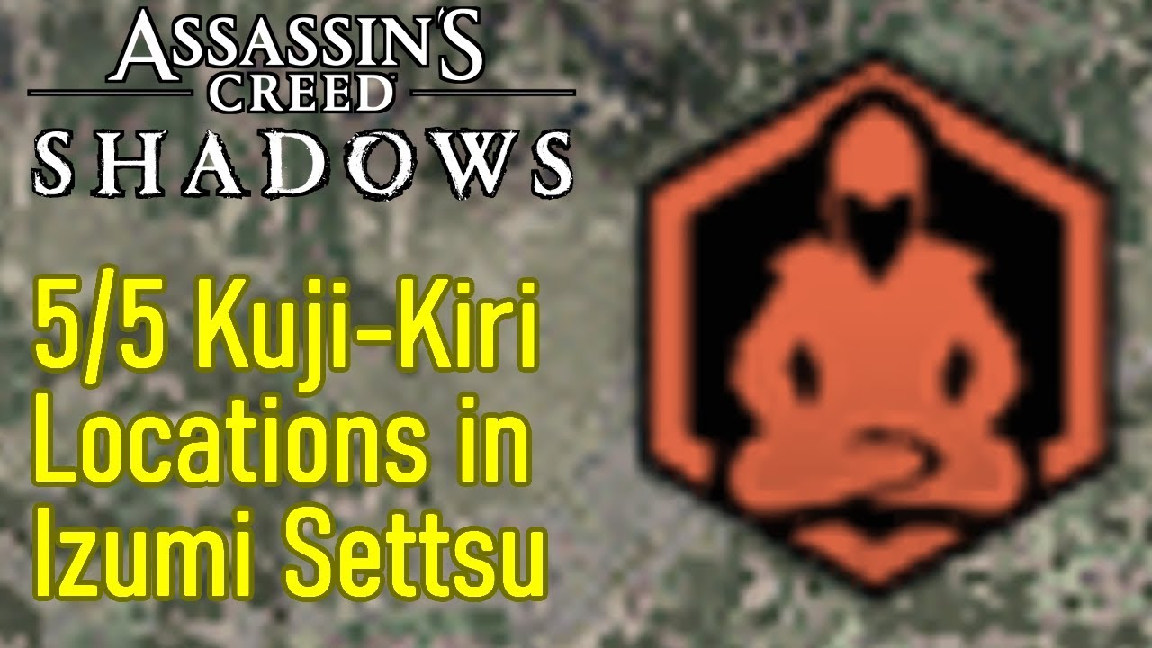 Assassin's Creed Shadows all Kuji-Kiri locations in Izumi Settsu 5/5 ...