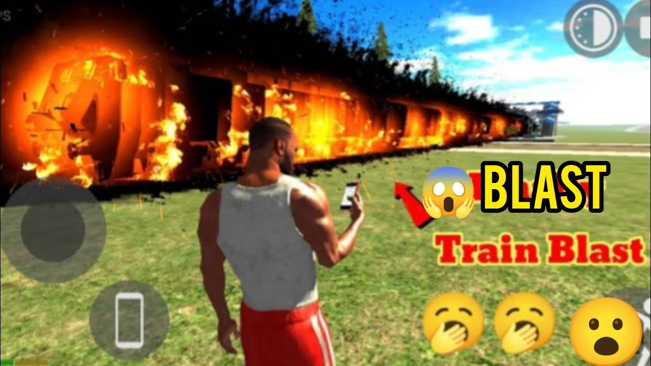 1000+bomb blast train #indianbikedriving3dgame #indianbikedriving3dgamecheatcode - YouTube