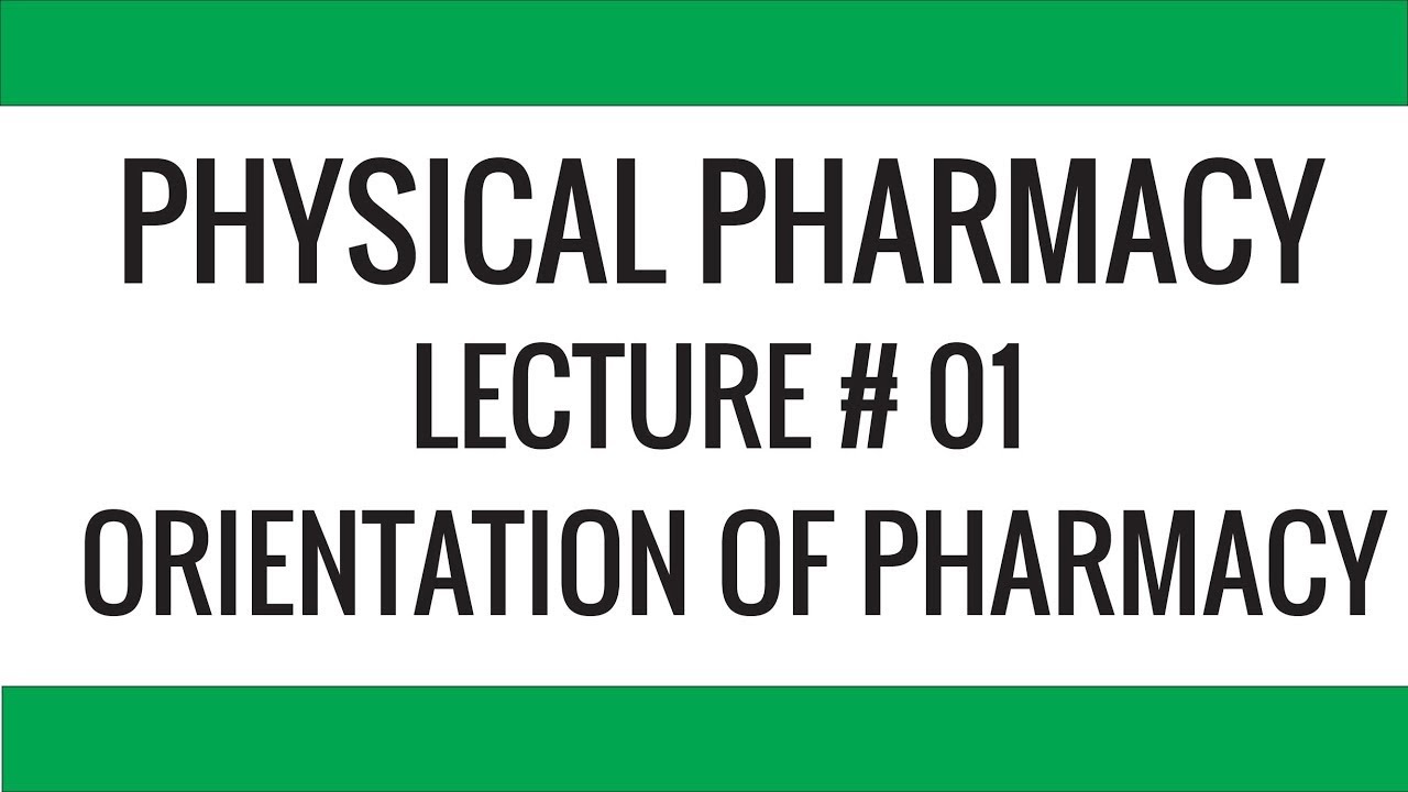 Pharm-D Online Classes I First Year Pharm-D I Physical Pharmacy - YouTube