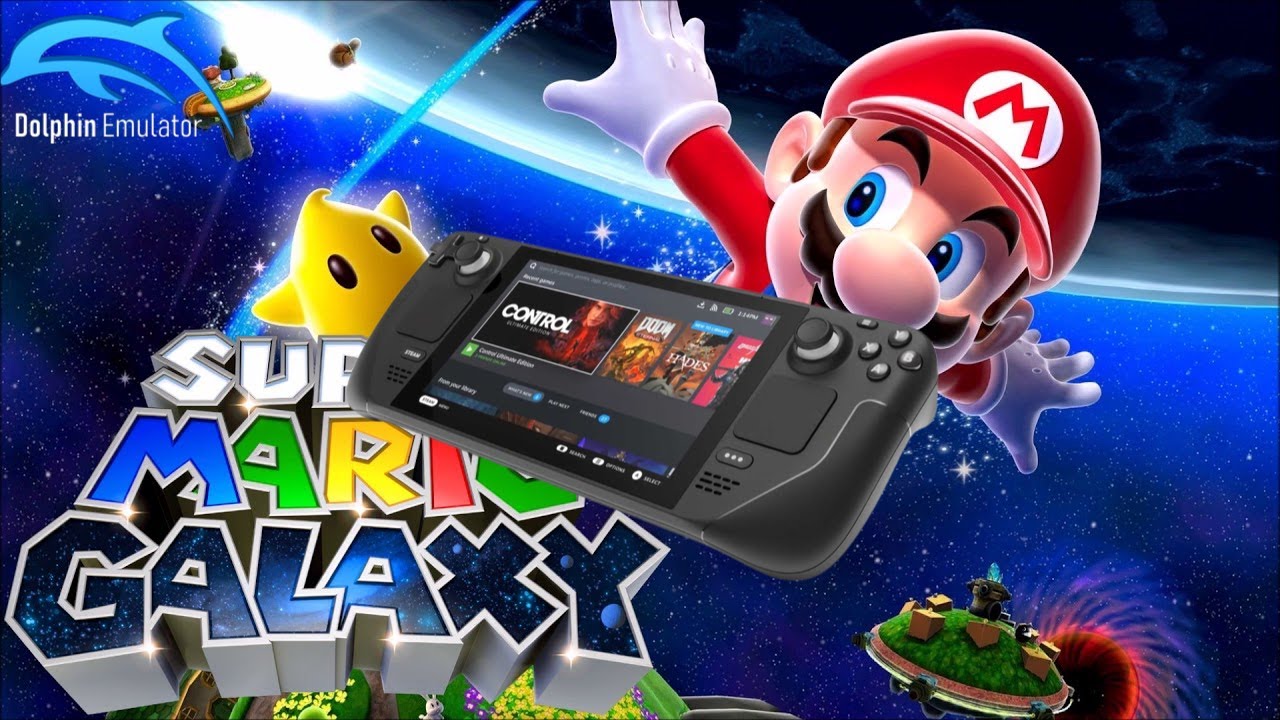Super Mario Galaxy Steam Deck Gameplay Dolphin - YouTube