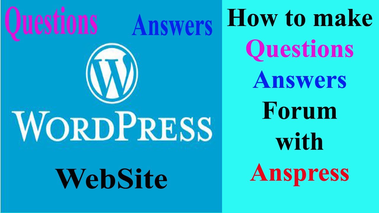 How to make Questions and Answers forum site with Anspress in WordPress ...