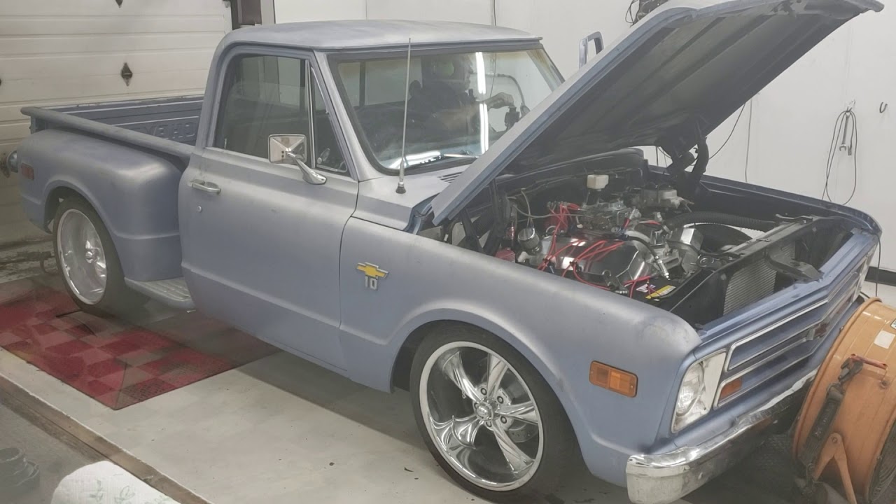 1968 Chevy C10 Dyno Pull 540 blueprint engines bbc - YouTube