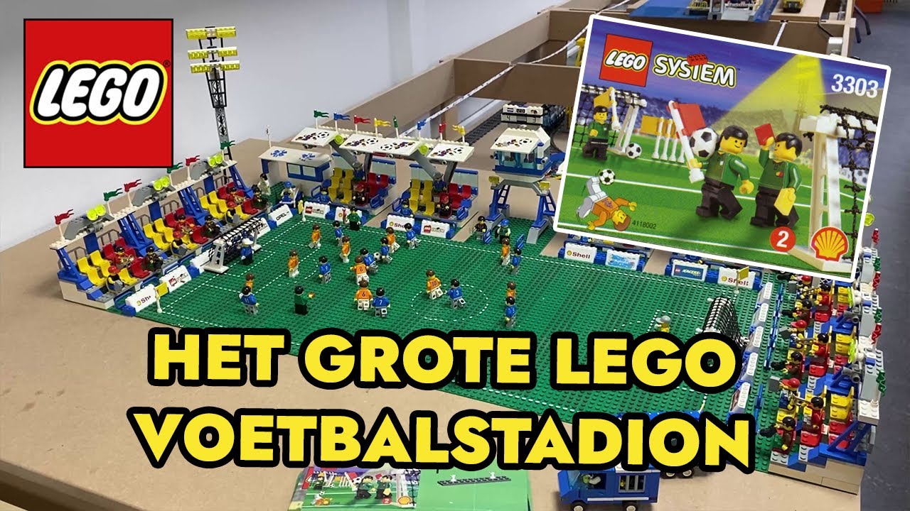 Terug in de tijd: Het grote LEGO voetbalstadion uit 1998! Set in ...