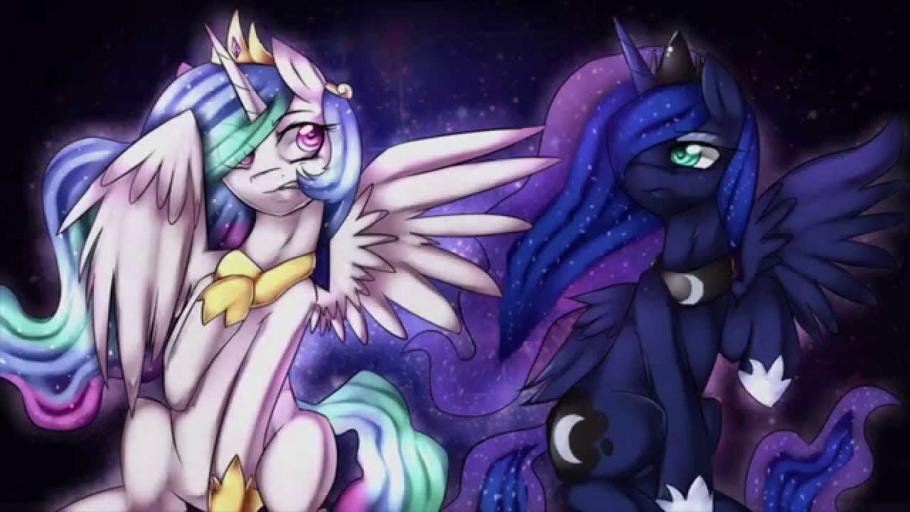 MLP: Princess Celestia and Luna - Fight - YouTube