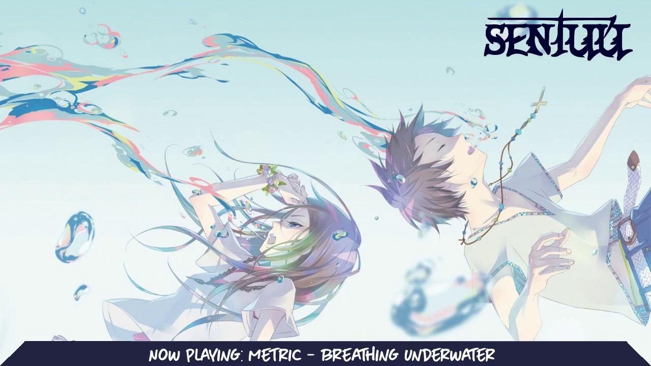 Nightcore - Breathing Underwater (LYRICS) [Sentuu] - YouTube