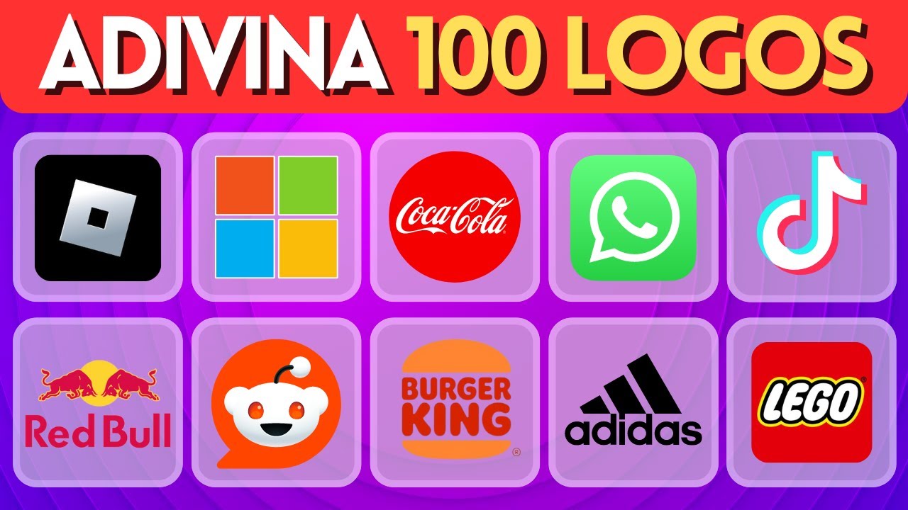 Adivina el Logo en 5 Segundos | 100 Logos Famosos | Facil, Medio ...