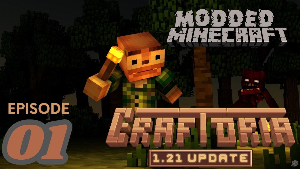 Craftoria Minecraft Modpack EP:01 New Adventure How I Die? - YouTube