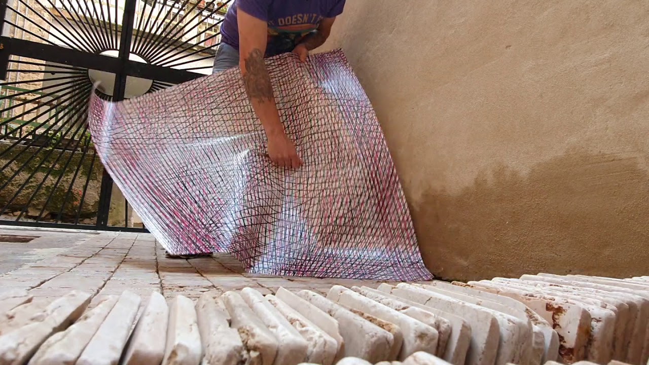 Rip test of a membrane - YouTube