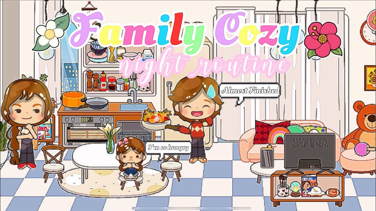 🌈 Miga World || Family Cozy Night Routine🌃😴 || Miga Roleplay! || Miga ...