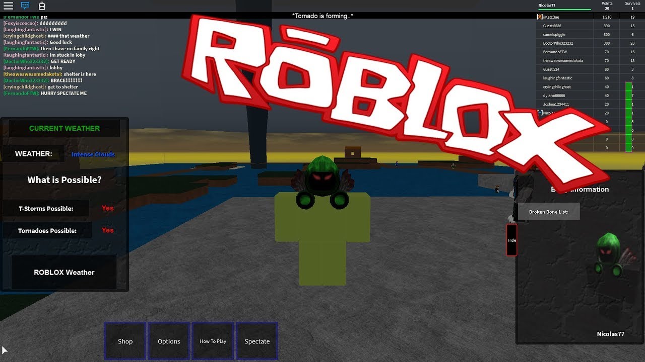 [ROBLOX] "Tornado Alley 2!" A ROBLOX Game by 1billybob1 - YouTube