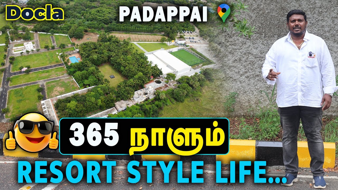 "OCTA Docla Resort Plots @ Padappai 🏡 DTCP & RERA Approved | Free ₹12 ...