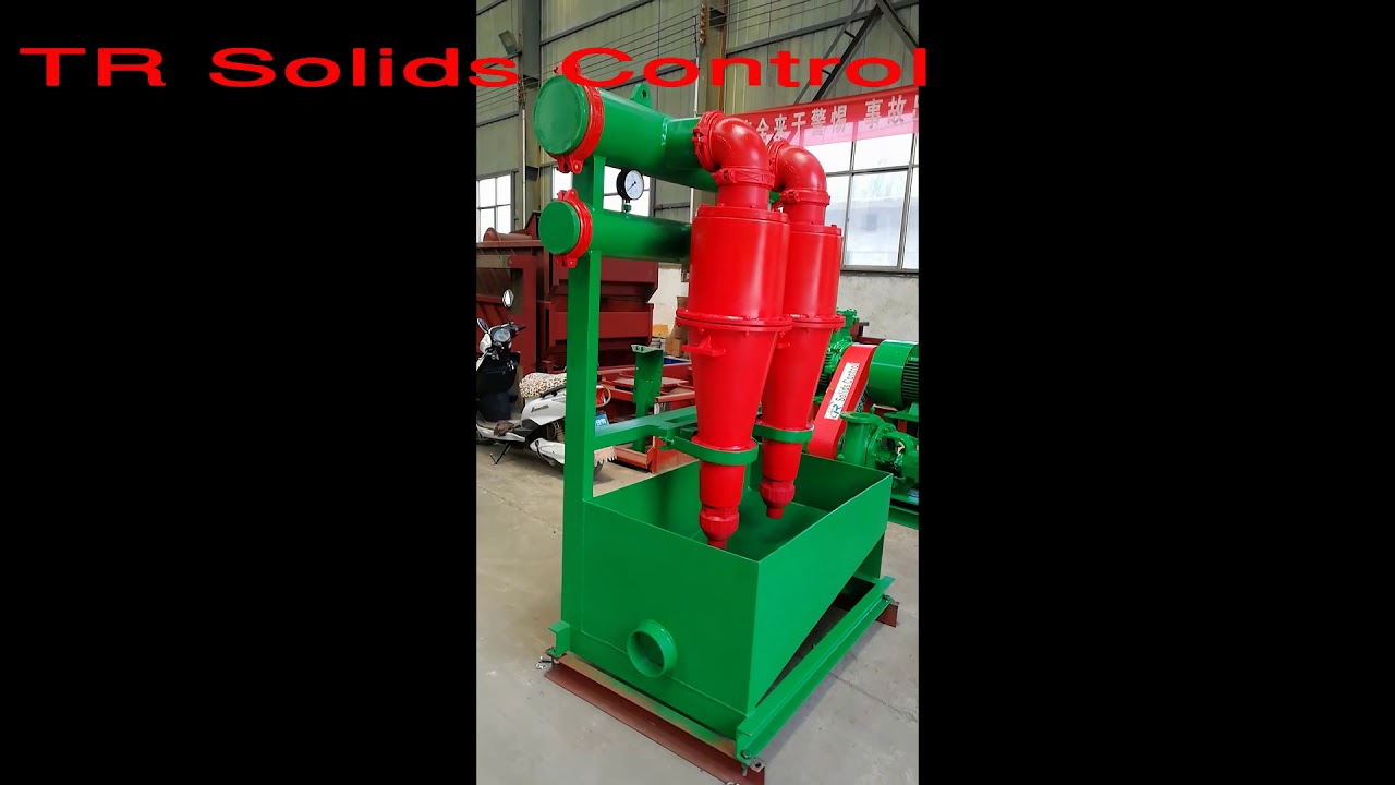 drilling fluids desander,china mud desander - YouTube
