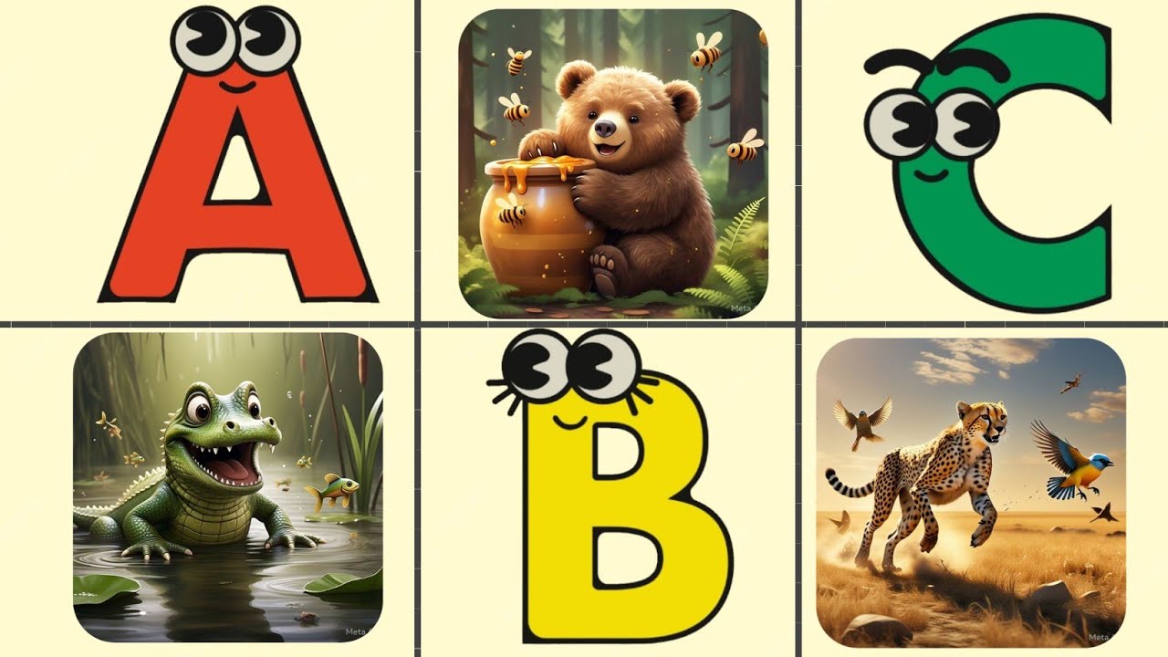 A to Z Wild Animals Song for Kids | Learn the Alphabet with Jungle ...