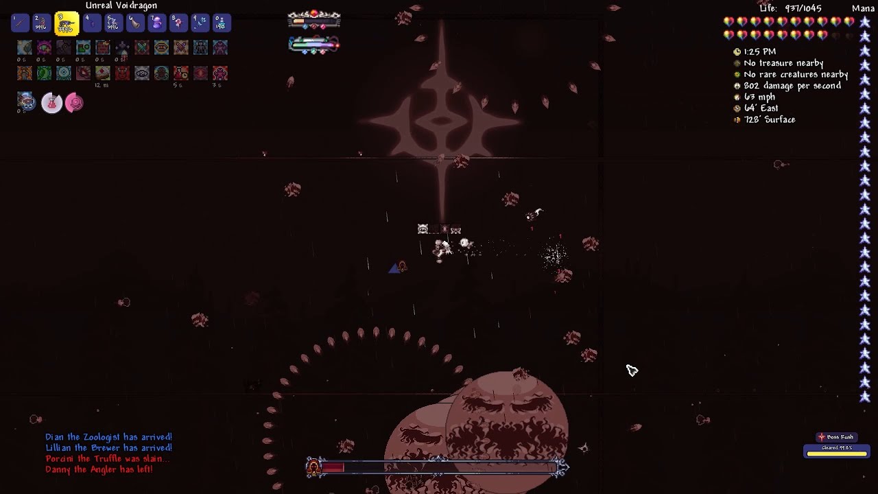 calamity master + death mode boss rush - YouTube