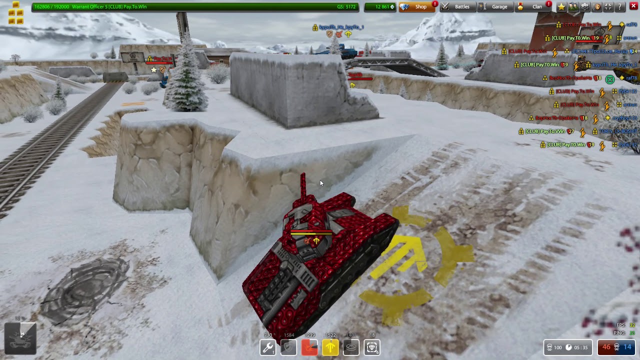 tanki online gameplay #6 - titan railgun m1/m2/m3 - YouTube