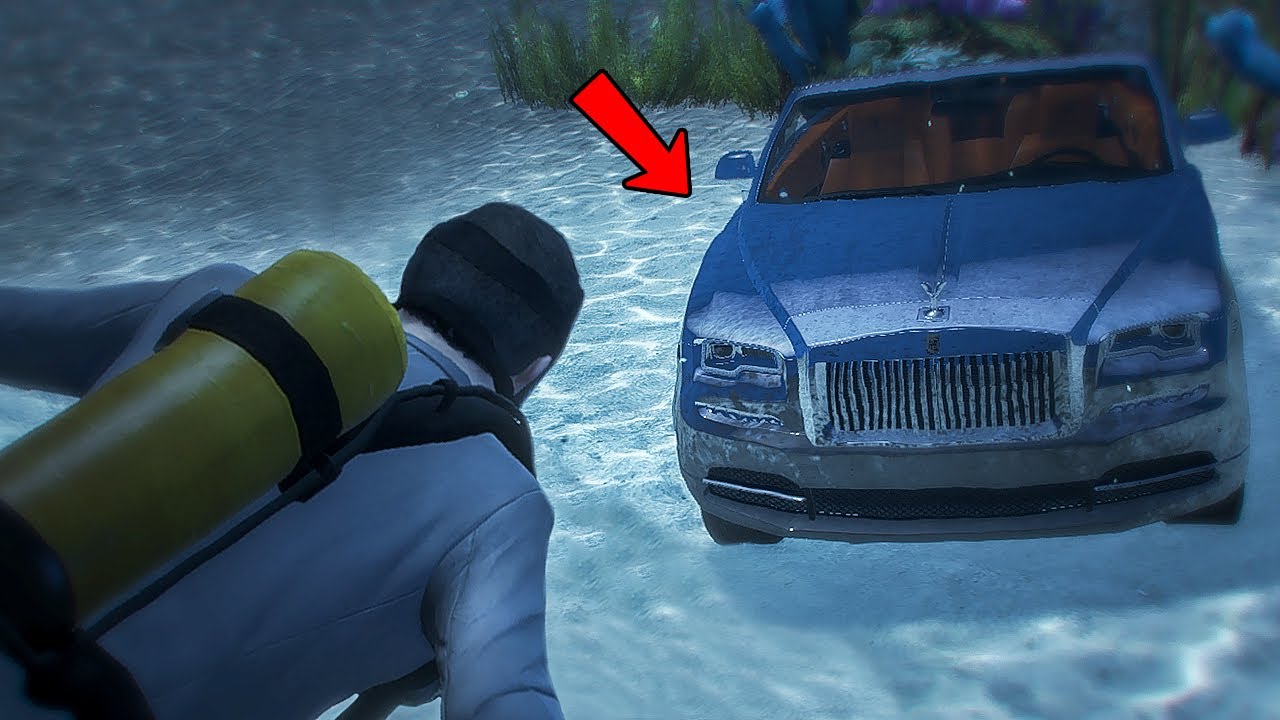 Michael Found HIDDEN UNDERWATER Cars In GTA 5... - YouTube