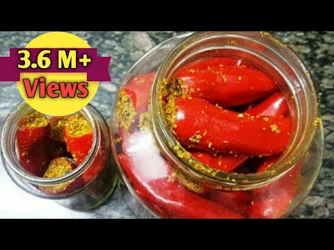 बिहार का प्रसिद्ध भरवाँ लाल मिर्च का अचार/Bihar's Famous Stuffed Red ...