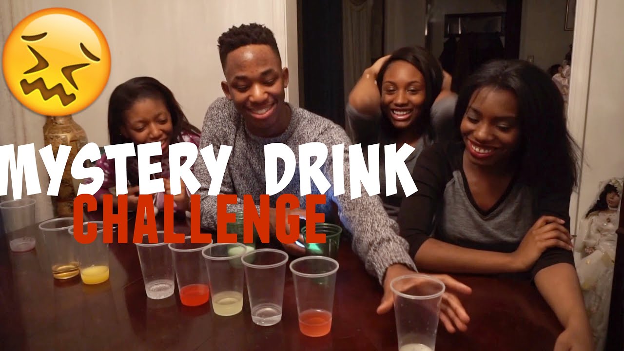 MYSTERY DRINK CHALLENGE! - YouTube