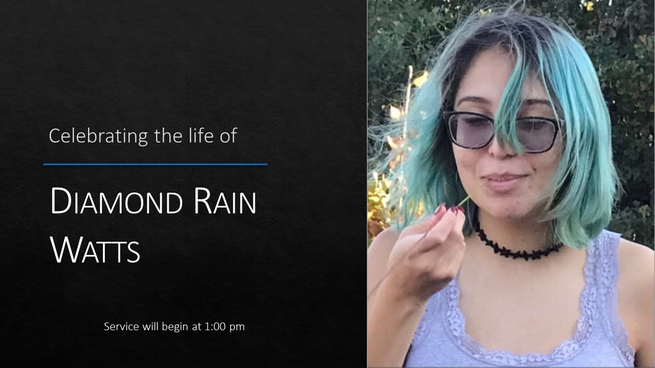 Funeral Service for Diamond Rain Watts - YouTube