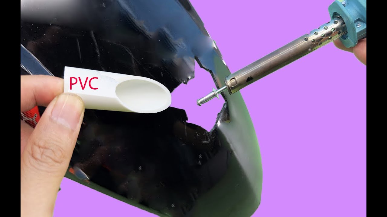 This Man is Genius . Fix broken Plastics with Plastics Welding Method ...