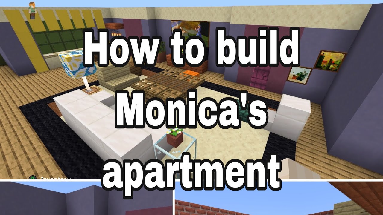 How to build Monica's apartment in Minecraft!! Part 1!! Friends - YouTube