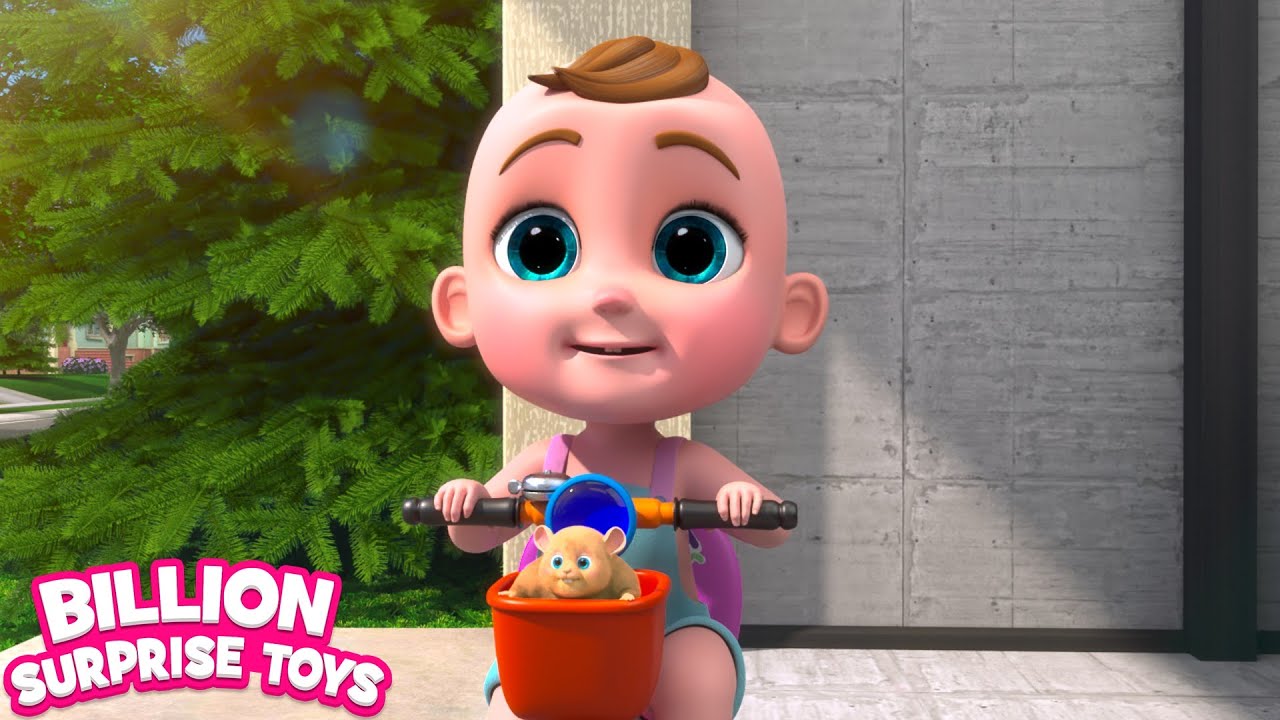 Baby zay is playing in swings with johnny and dolly at the park - YouTube