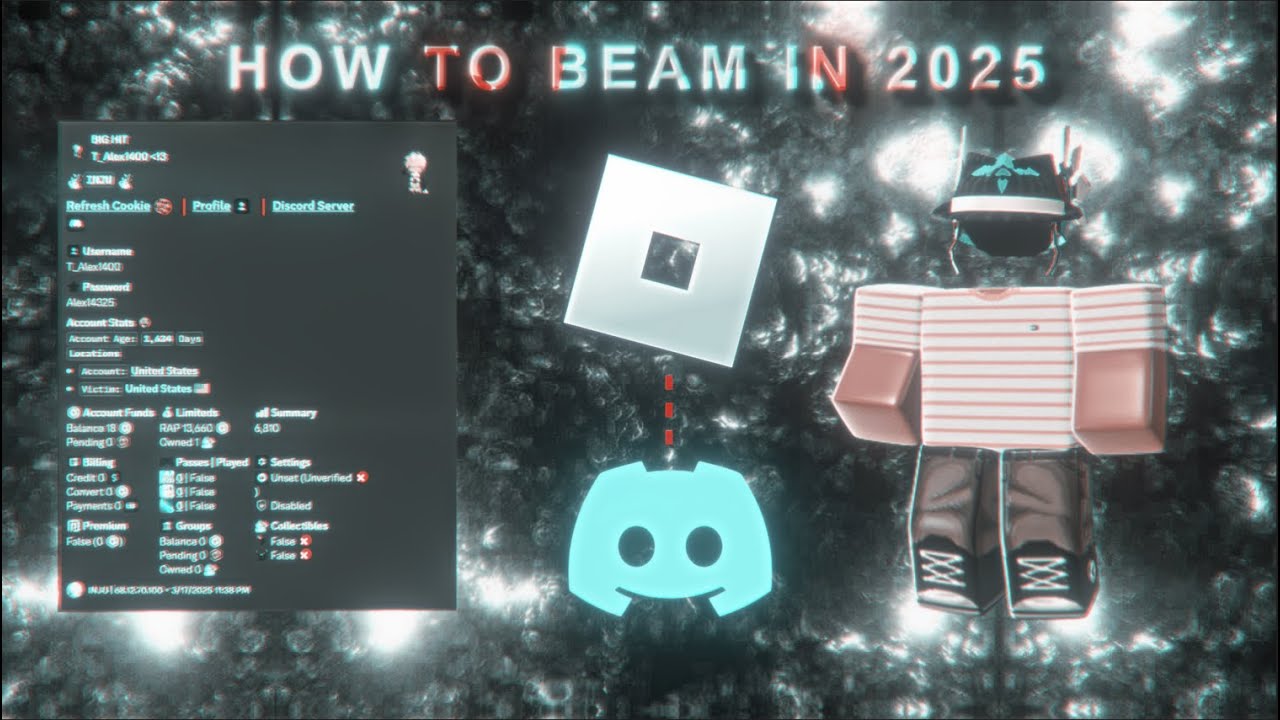 🟣 HOW TO BEAM ROBLOX ACCOUNTS | ROBLOX SITES 2025 🟣 - YouTube