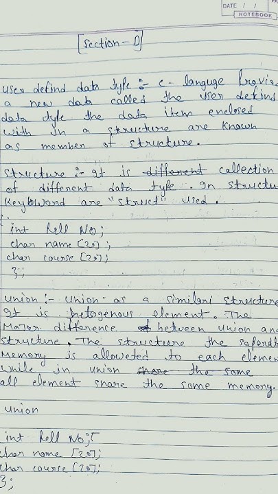 ||what is user defined data type|| in c #bca #userdefinedfunction # ...