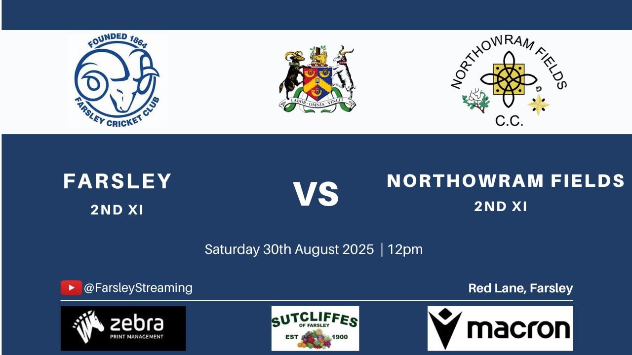 BATTLE OF THE RAMS! - Farsley CC 2nd XI v Nortowram Fields 2nd XI - YouTube
