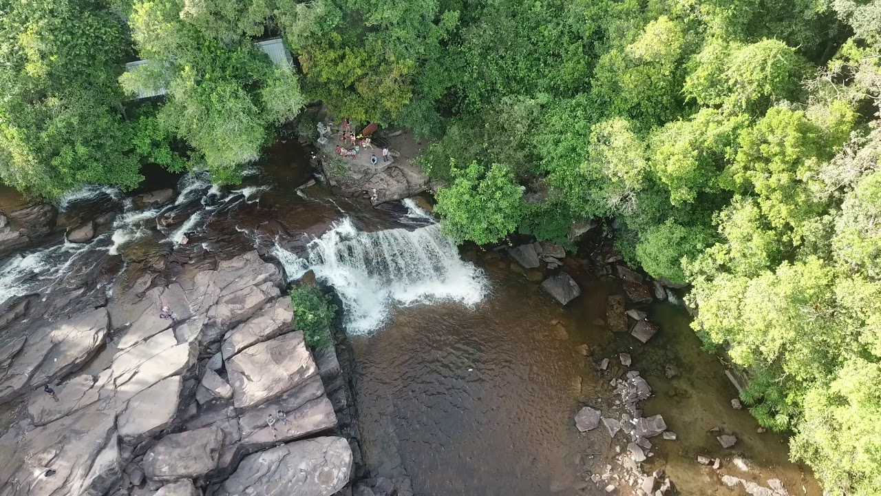Kbal chay falls, sihanoukville, Cambodia, drone footage - YouTube