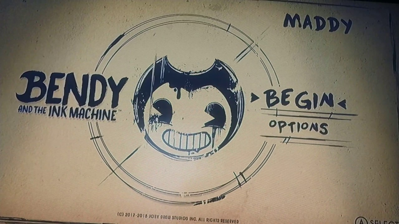 INK BENDY CHASES AFTER US IN THE STUDIO! Bendy and the ink machine ...