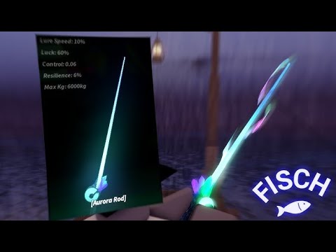 MUESTRA COMPLETA DE AURORA ROD (¿Vale la pena?) en FISCH! ROBLOX Como ...