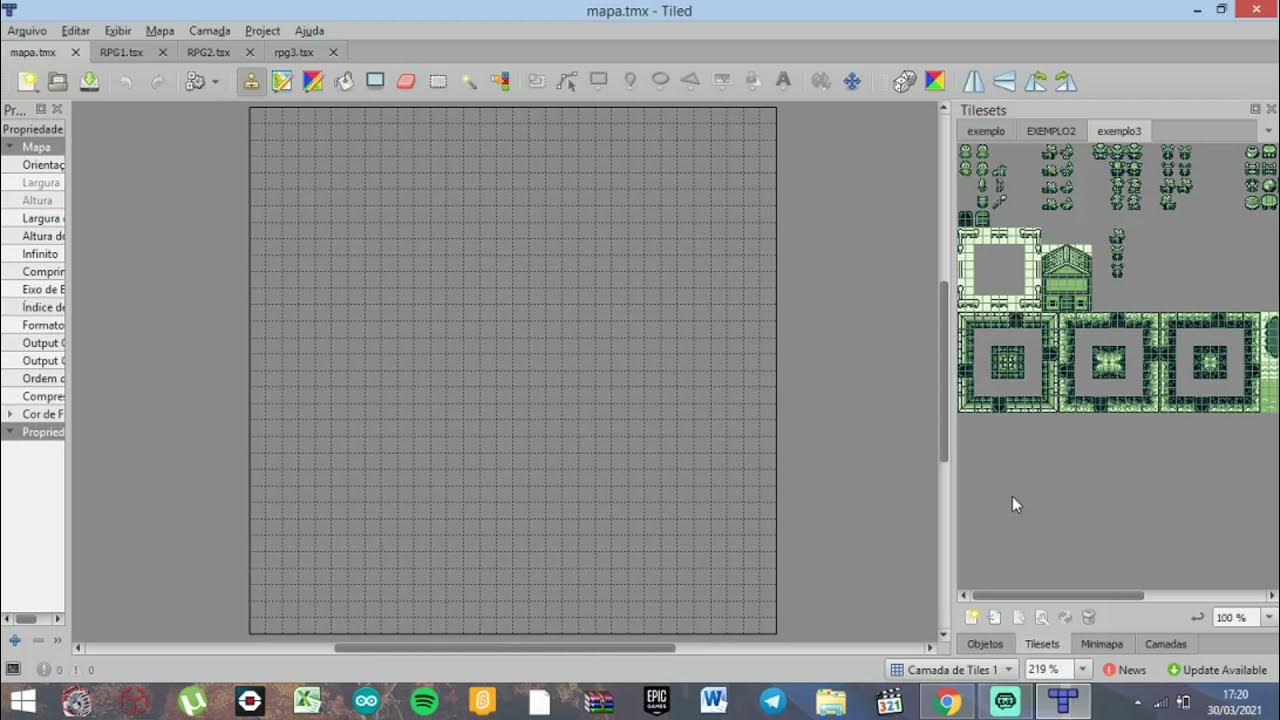 Instruções de uso: Tiled Map Editor - YouTube