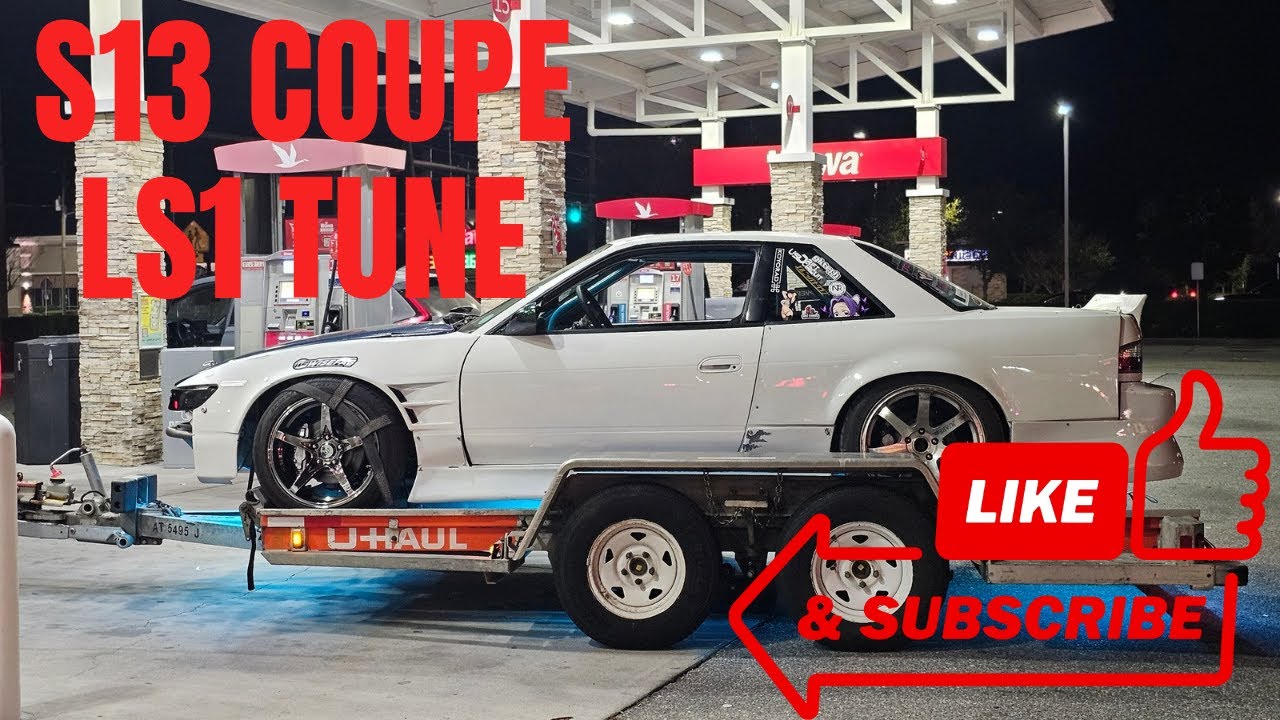 S13 Coupe LS1 Tune - YouTube