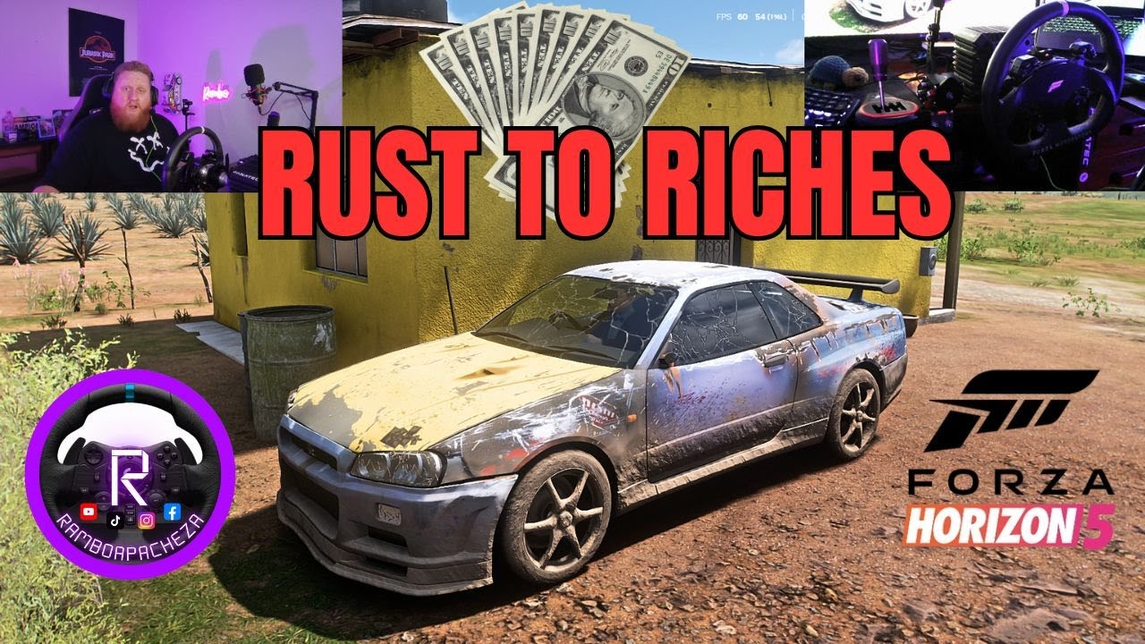 RUST TO RICHES GTR R34 FH5 - YouTube