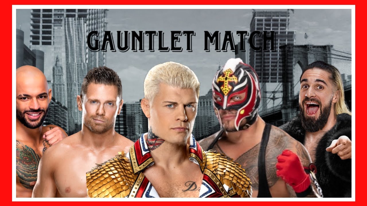 Gauntlet match for universal championship match - YouTube