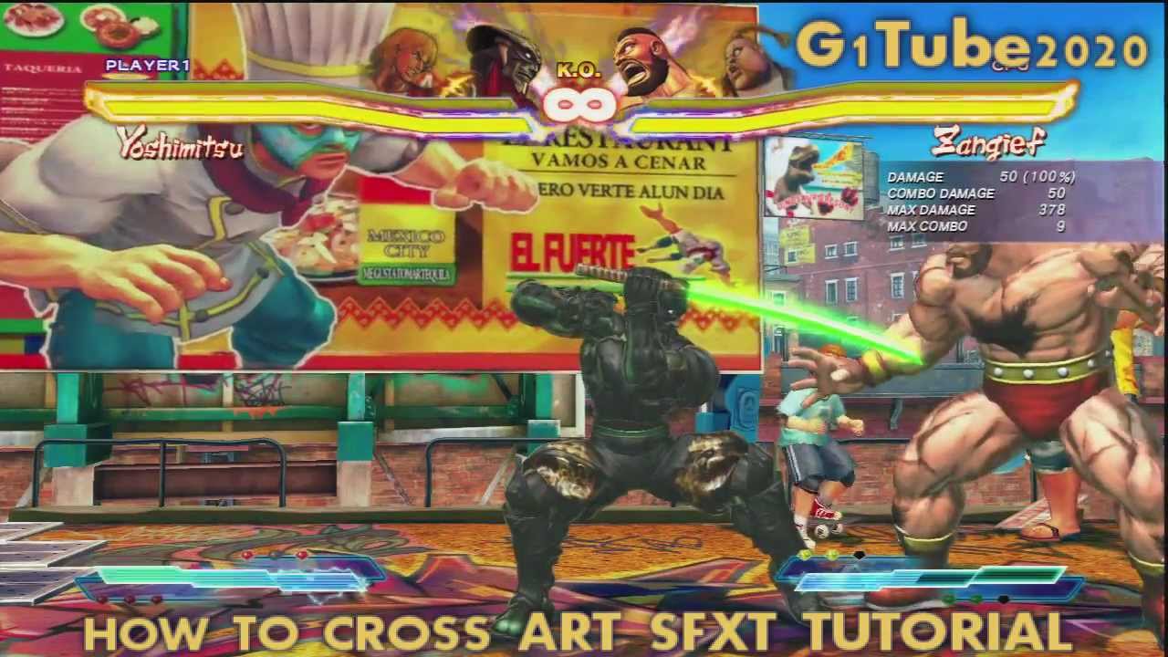 HOW TO CROSS ART ON STREET FIGHTER X TEKKEN tutorial (audio test) - YouTube