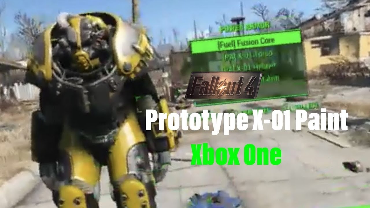 Fallout 4 Xbox One Mods|Prototype X-01 Paint - YouTube
