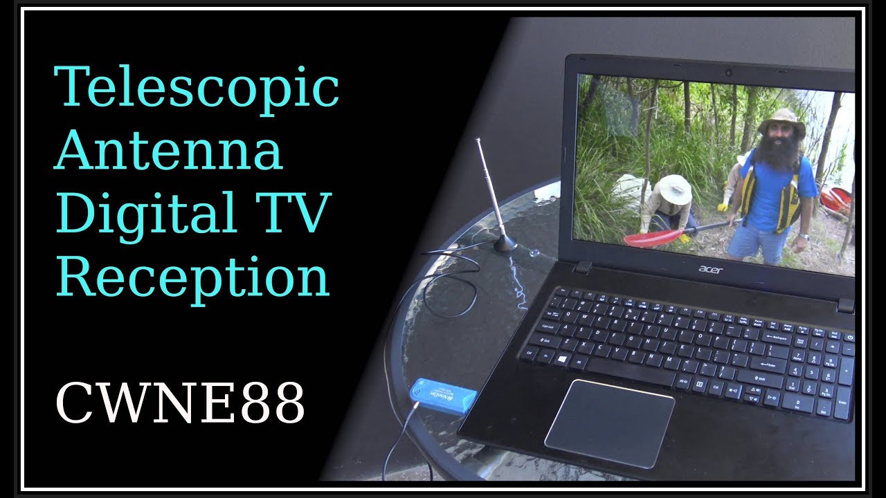 TV Technology - Part 5 - Telescopic Antenna Digital TV Reception - YouTube